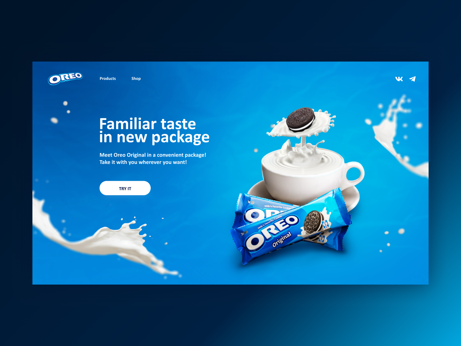 Give me more OREO! by Ryzhaya_shapka on Dribbble