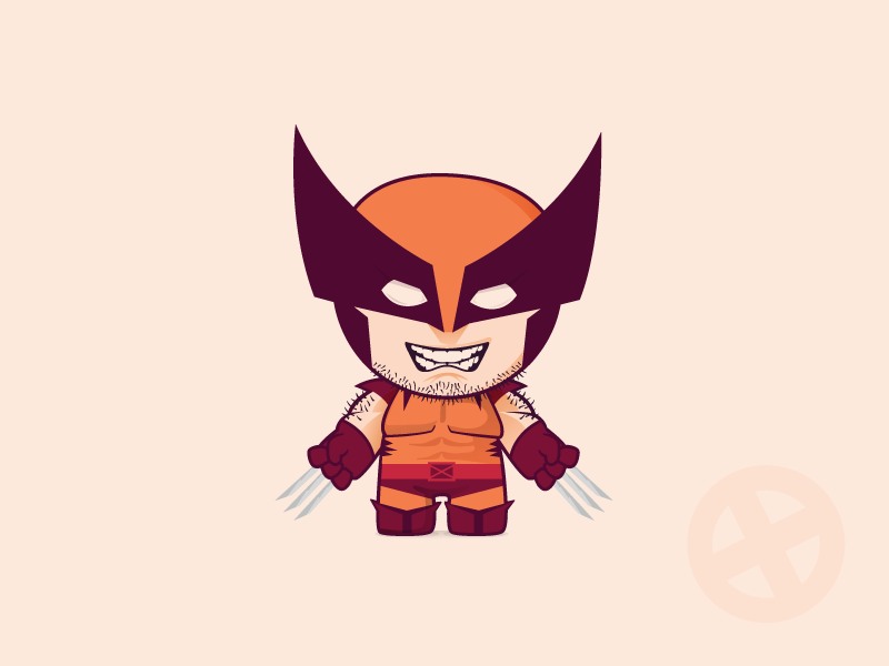 Mini Wolverine (1980s) by Stephen McCann on Dribbble