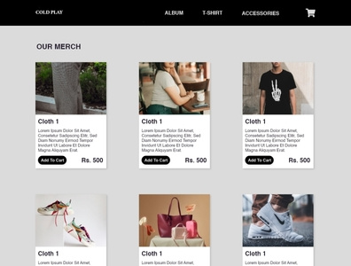 store page by Dipesh Dulal on Dribbble