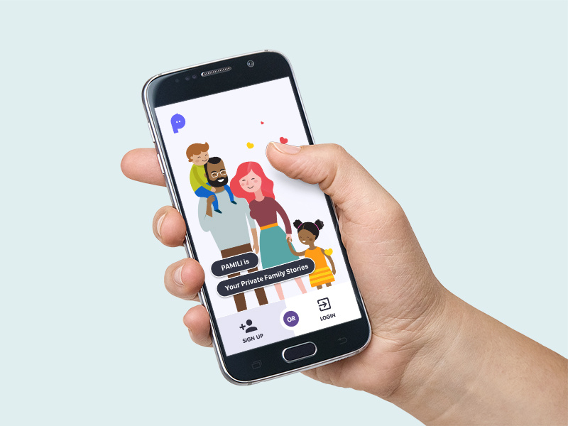 New Pamili Landing Page by Ihsan Rama on Dribbble