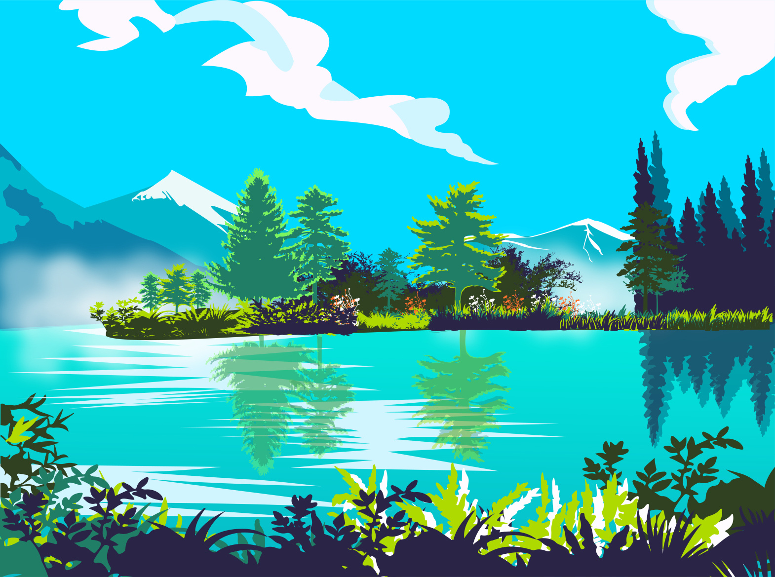 landscape assignment by Siddhartha Sadhukhan on Dribbble