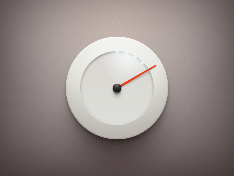 Wall clock by Tobias Björsberg on Dribbble