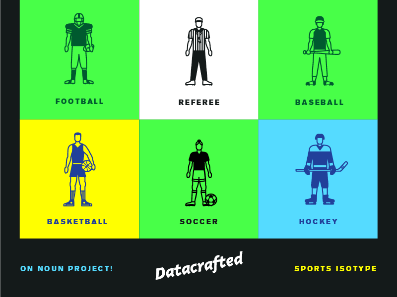 Sports Isotype by Datacrafted on Dribbble
