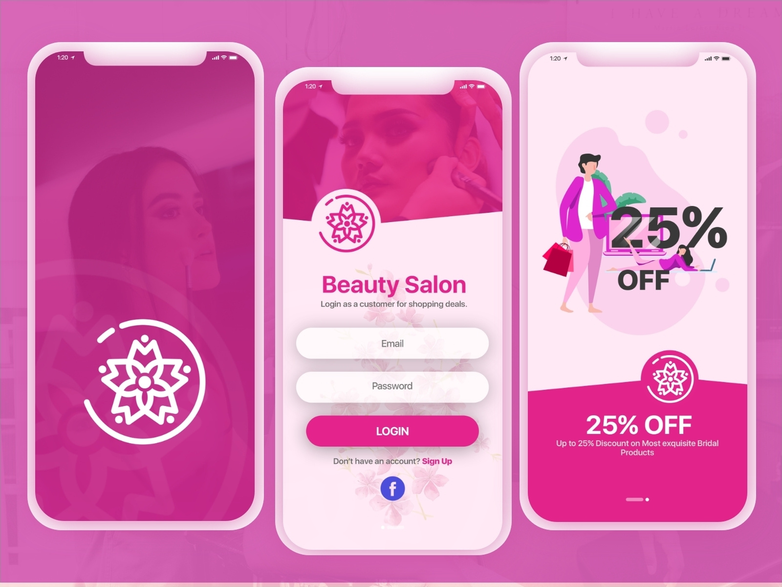 Beauty App by Devi Lal on Dribbble