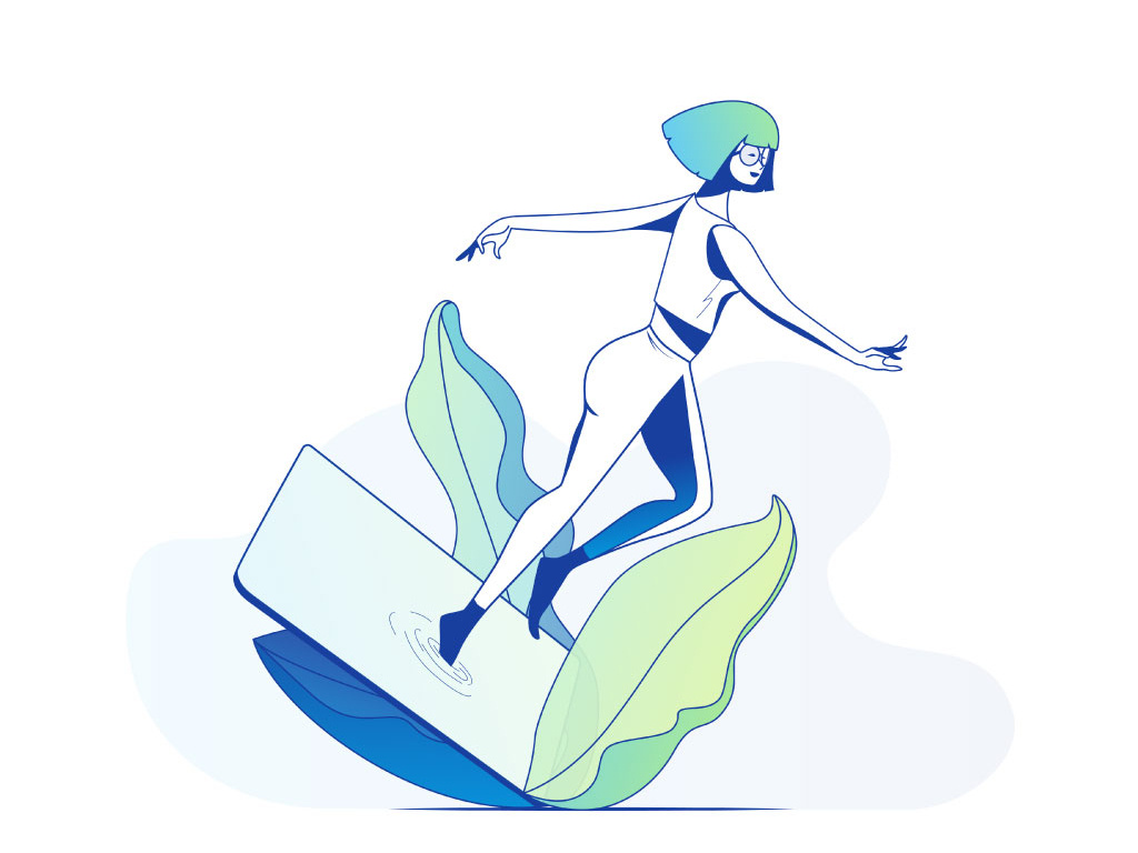 Digital girl by Nguyen Quang Lam on Dribbble