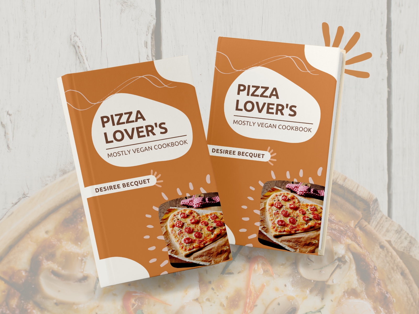 Ebook Cover Design of Pizza Lovers book by Hamza Makboule on Dribbble