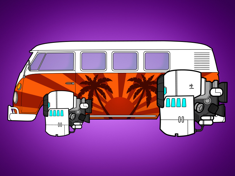 Space Van by Kenneth Shinabery on Dribbble