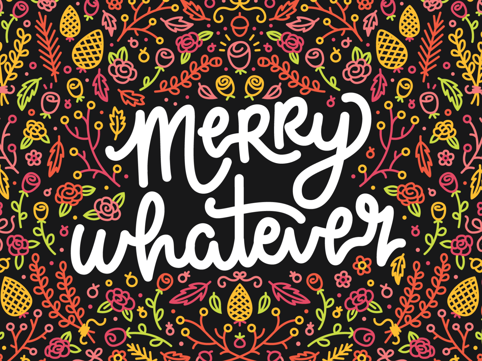 Merry Whatever by Irene Castellano on Dribbble