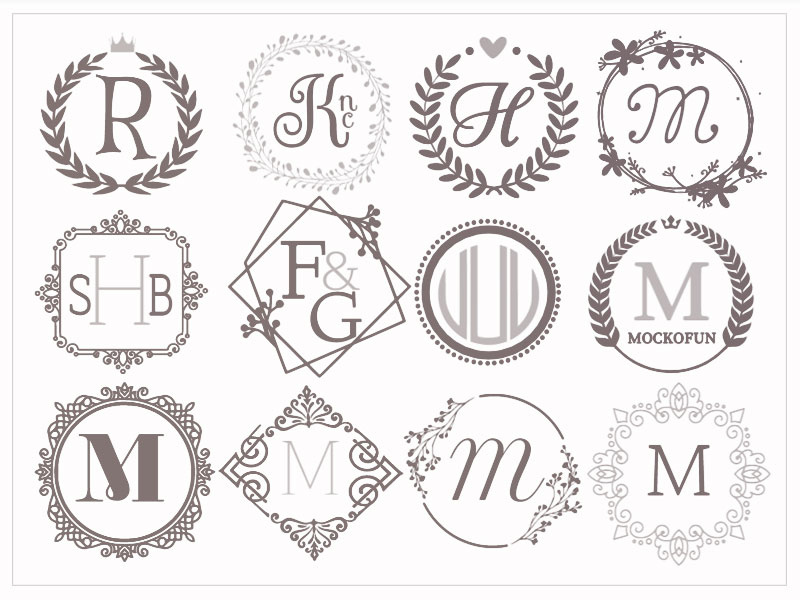 Monogram Ideas by Joana N. 🕸 on Dribbble