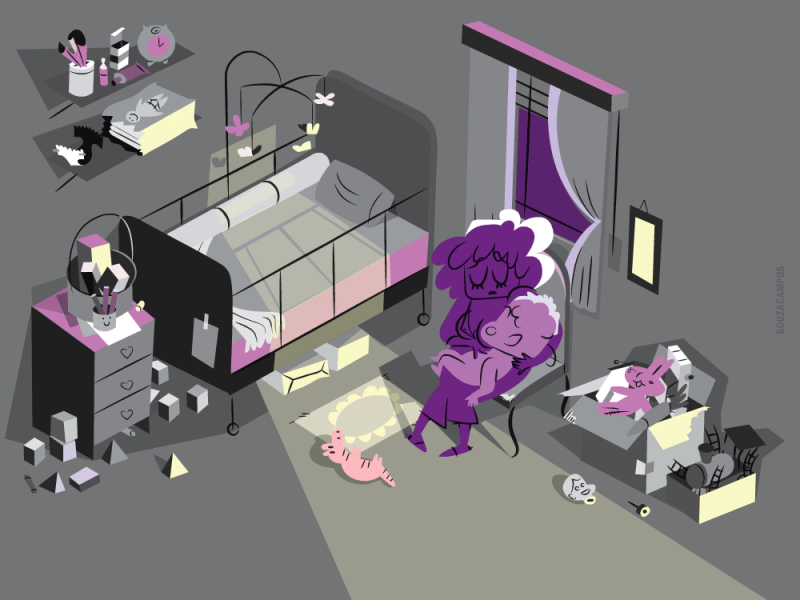 Loop Life - Mammy and Baby 4:00am by Eduardo Souzacampus on Dribbble