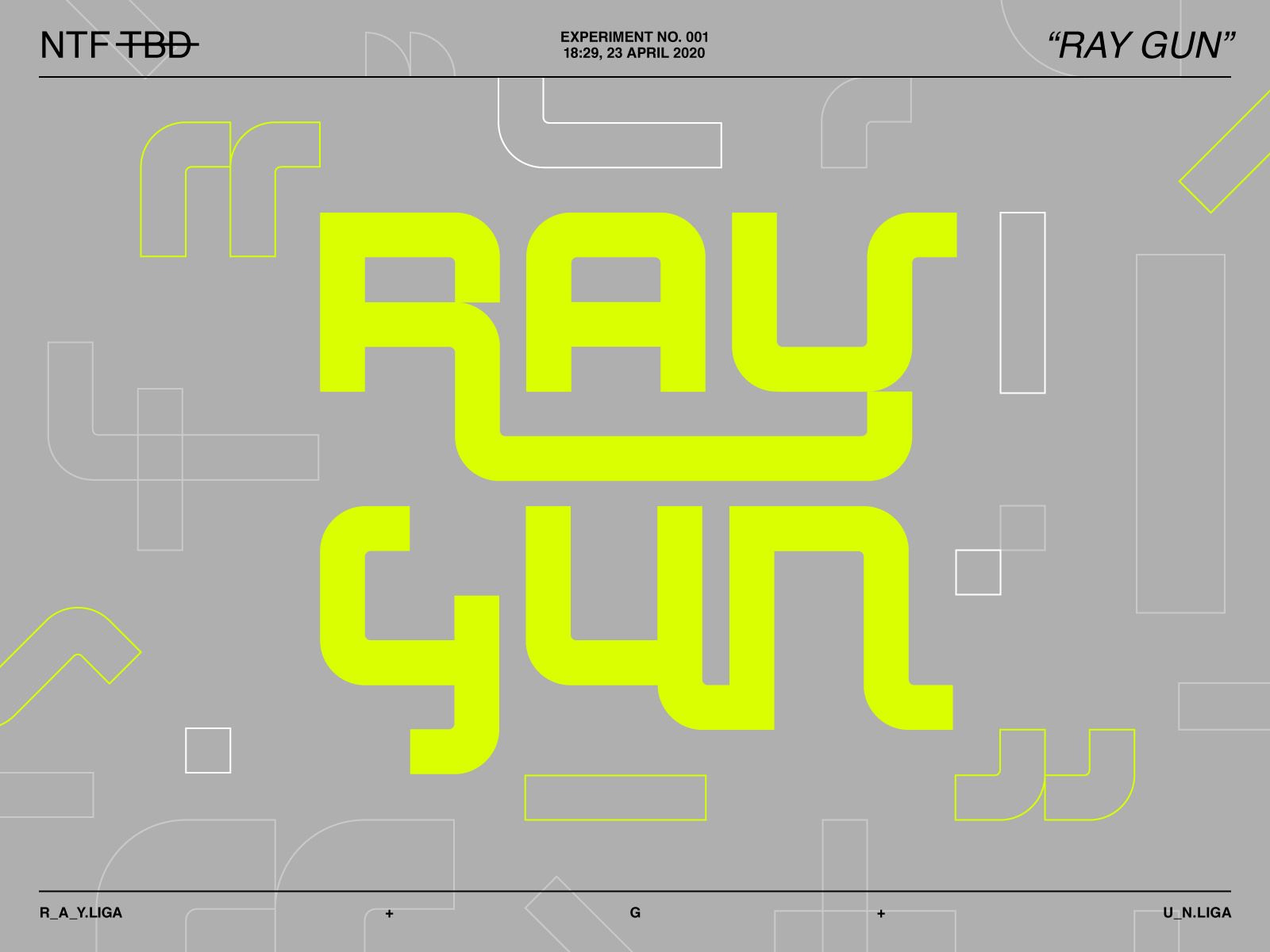 New Typeface Experiment N°001 by Nick Barry on Dribbble