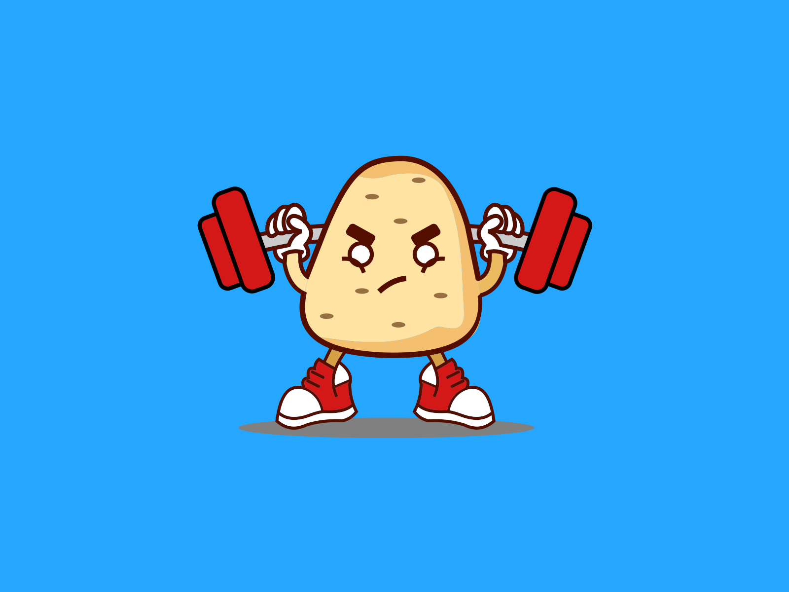strong potato by Adnan_94 on Dribbble