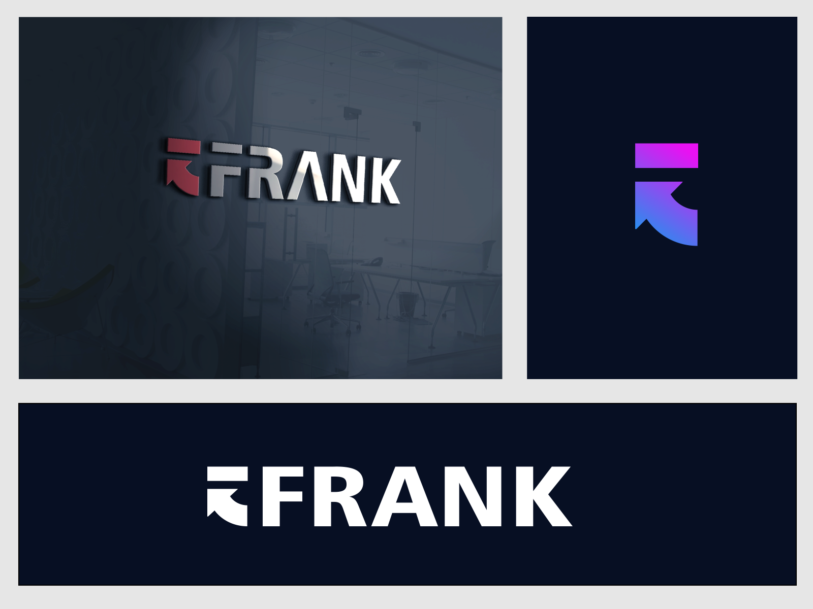 FR initial monogram logo by Adnan_94 on Dribbble