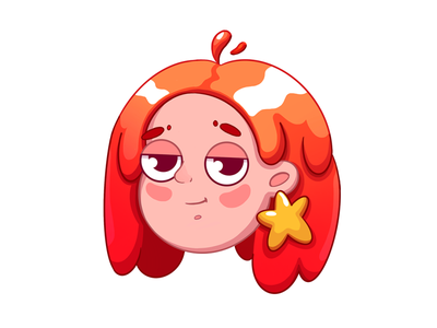 Skeptical portrait by Liza on Dribbble