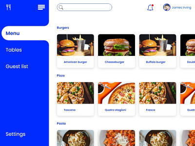 Waiter App by Petru Astefanoaie on Dribbble