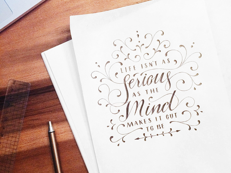 Lettering about Life by Lisa Taniguchi on Dribbble