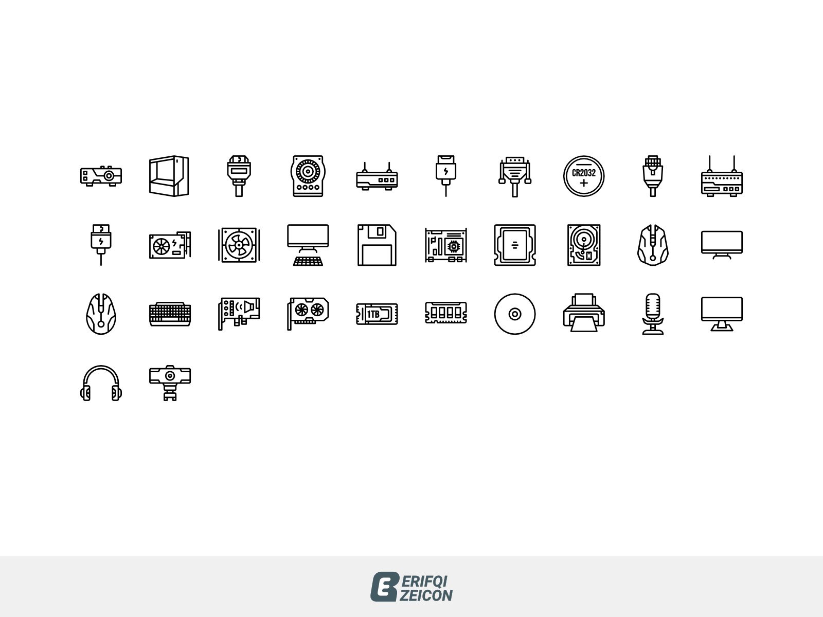 Computer Component Icon by Eka Rifqi Setiawan on Dribbble