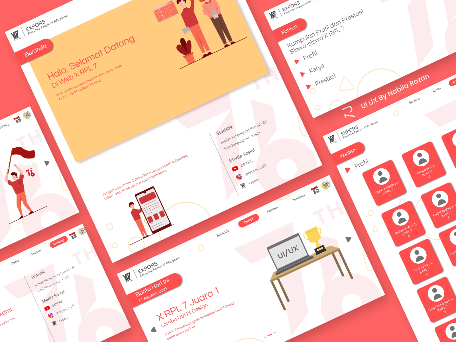 UI UX Class Website by Nabila Rozan on Dribbble
