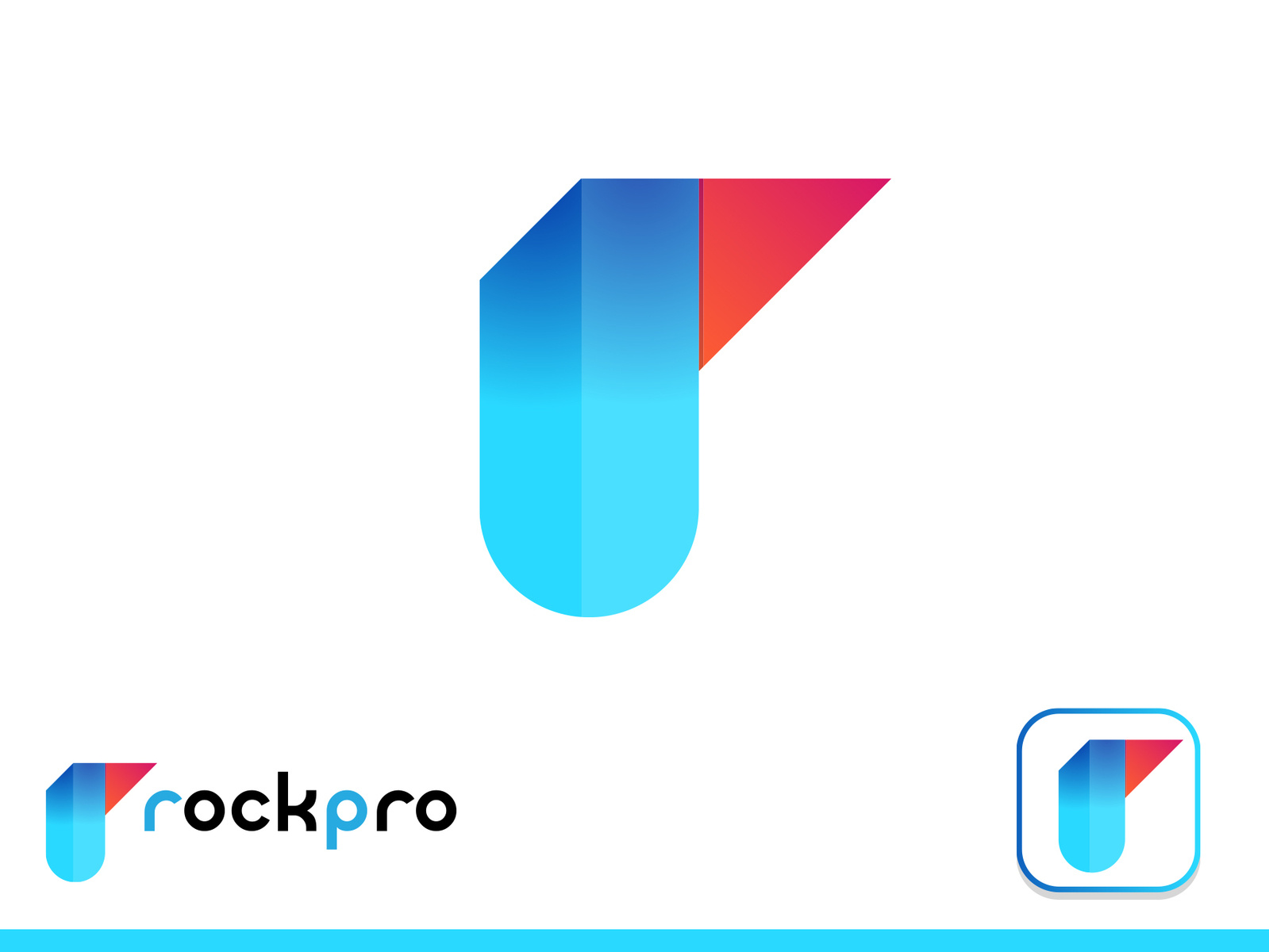rockpro logo by Fahad Rohan on Dribbble