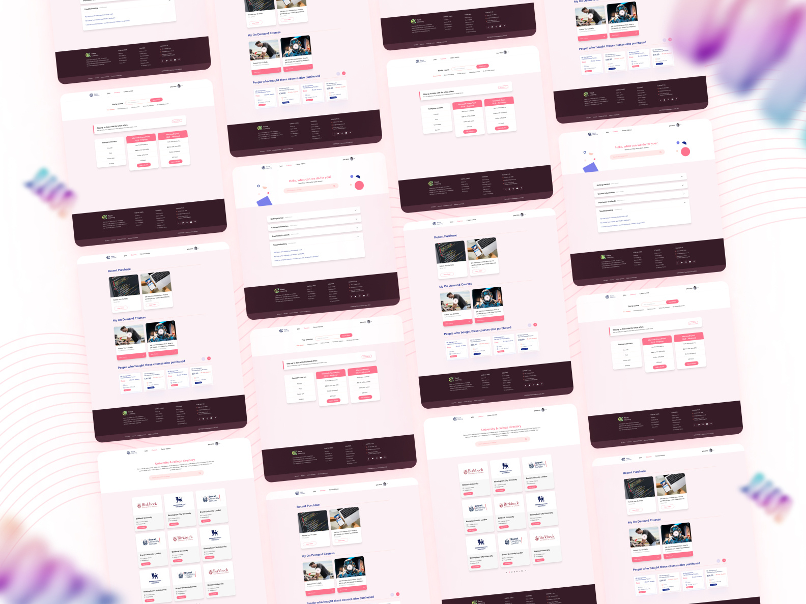 Landing Pages Design for Focus Learning by Habibur Rahman on Dribbble