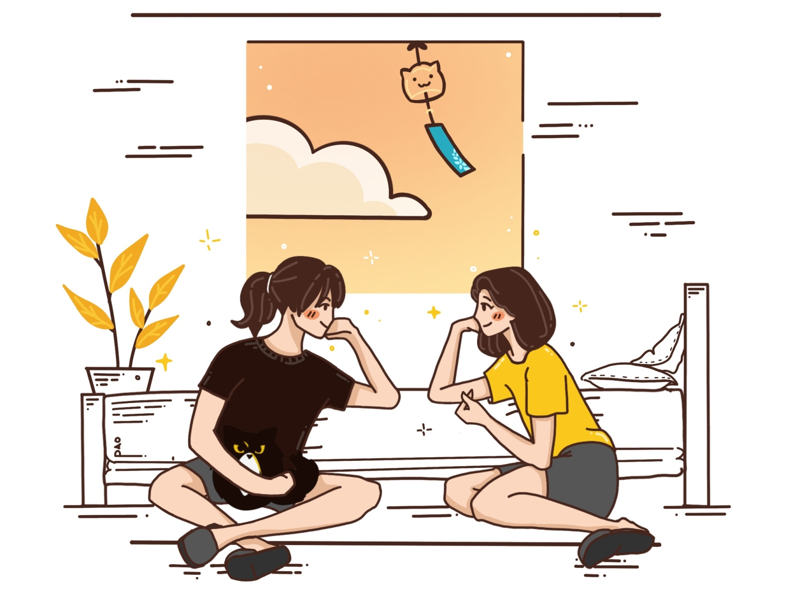 Break time by Paola on Dribbble