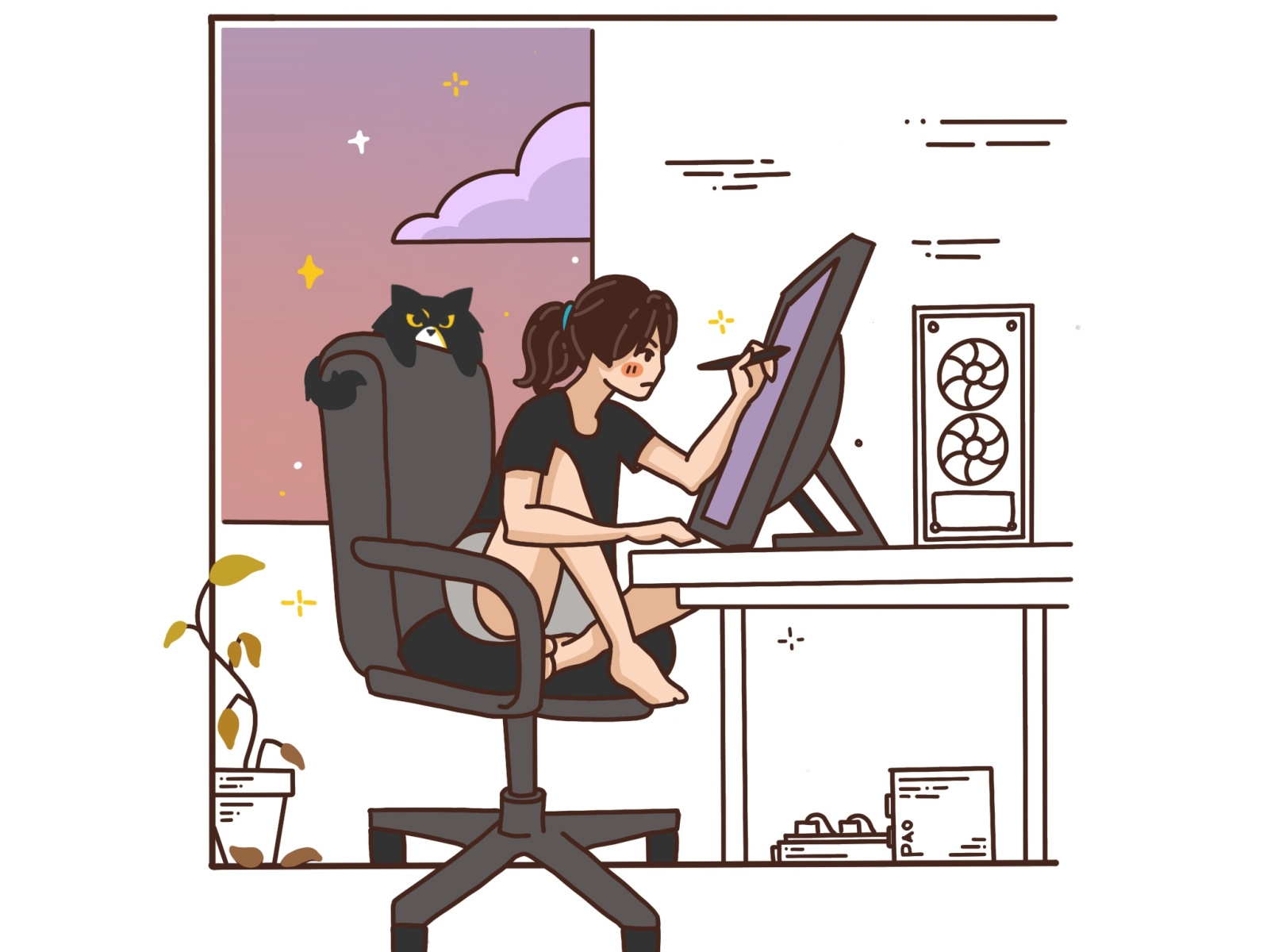 Animator at work by Paola on Dribbble