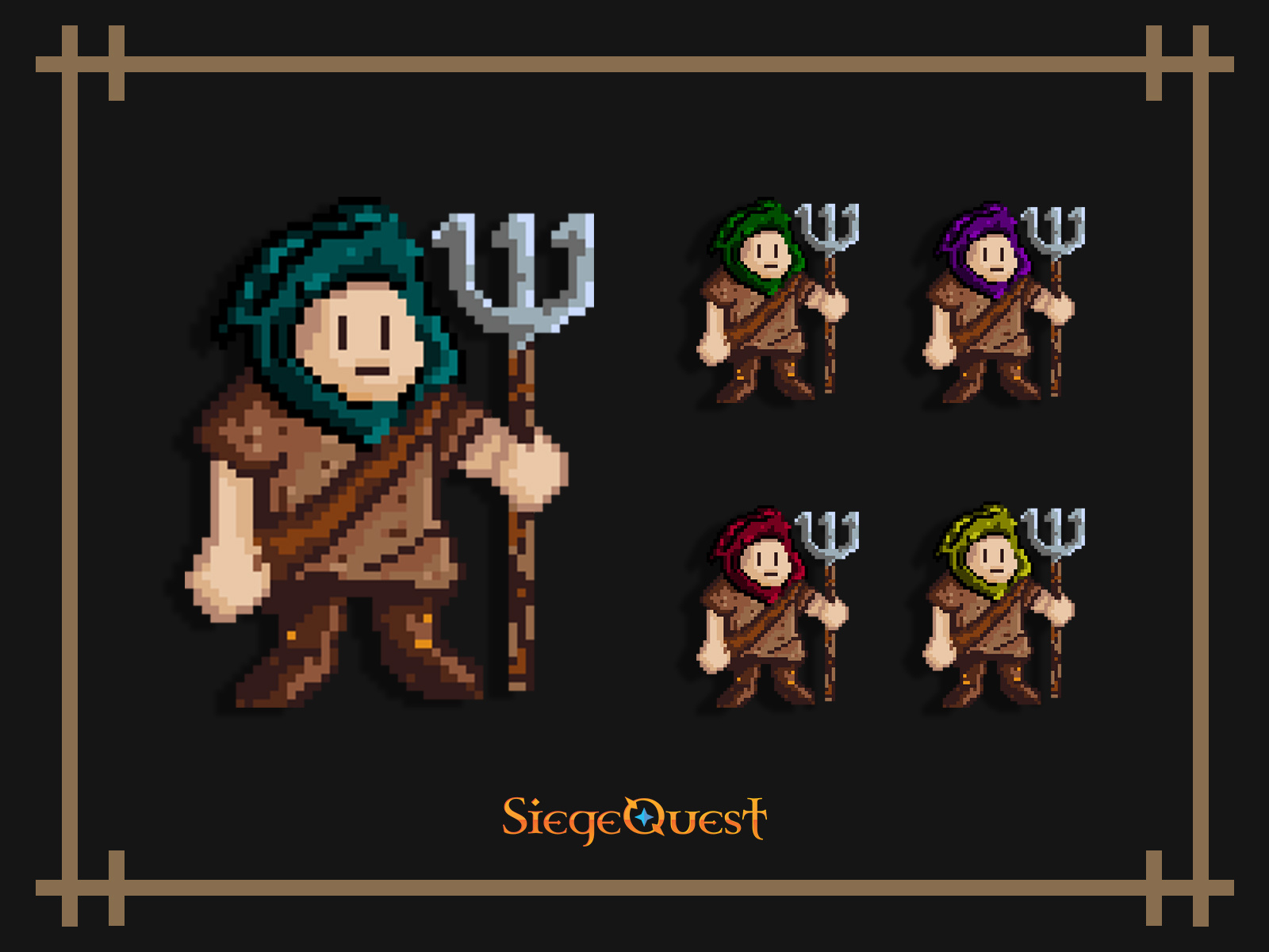 SiegeQuest Villager Design by Rhett Withey on Dribbble