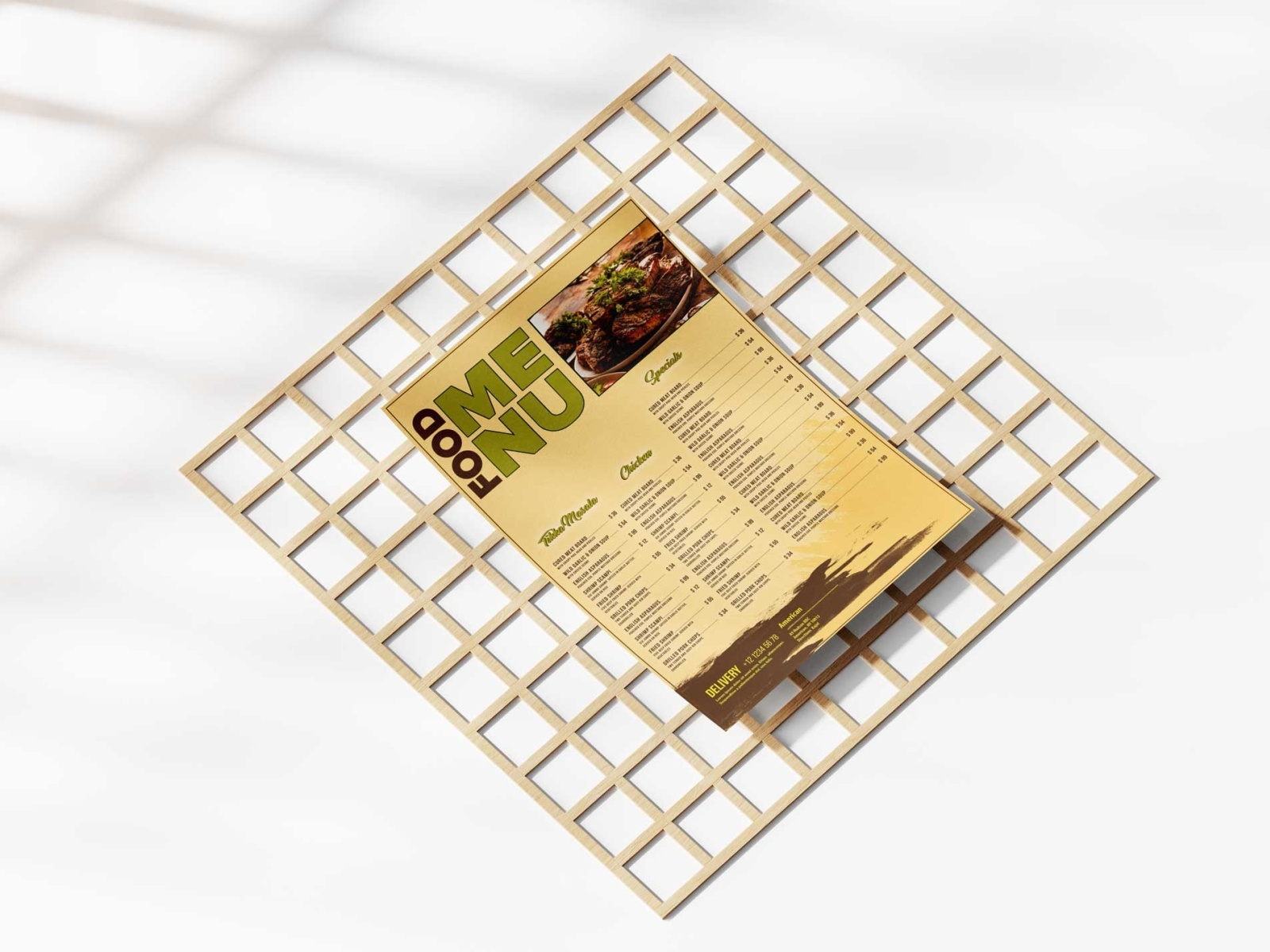 Beef Grill Poster Menu Design by Nishu Kumari on Dribbble
