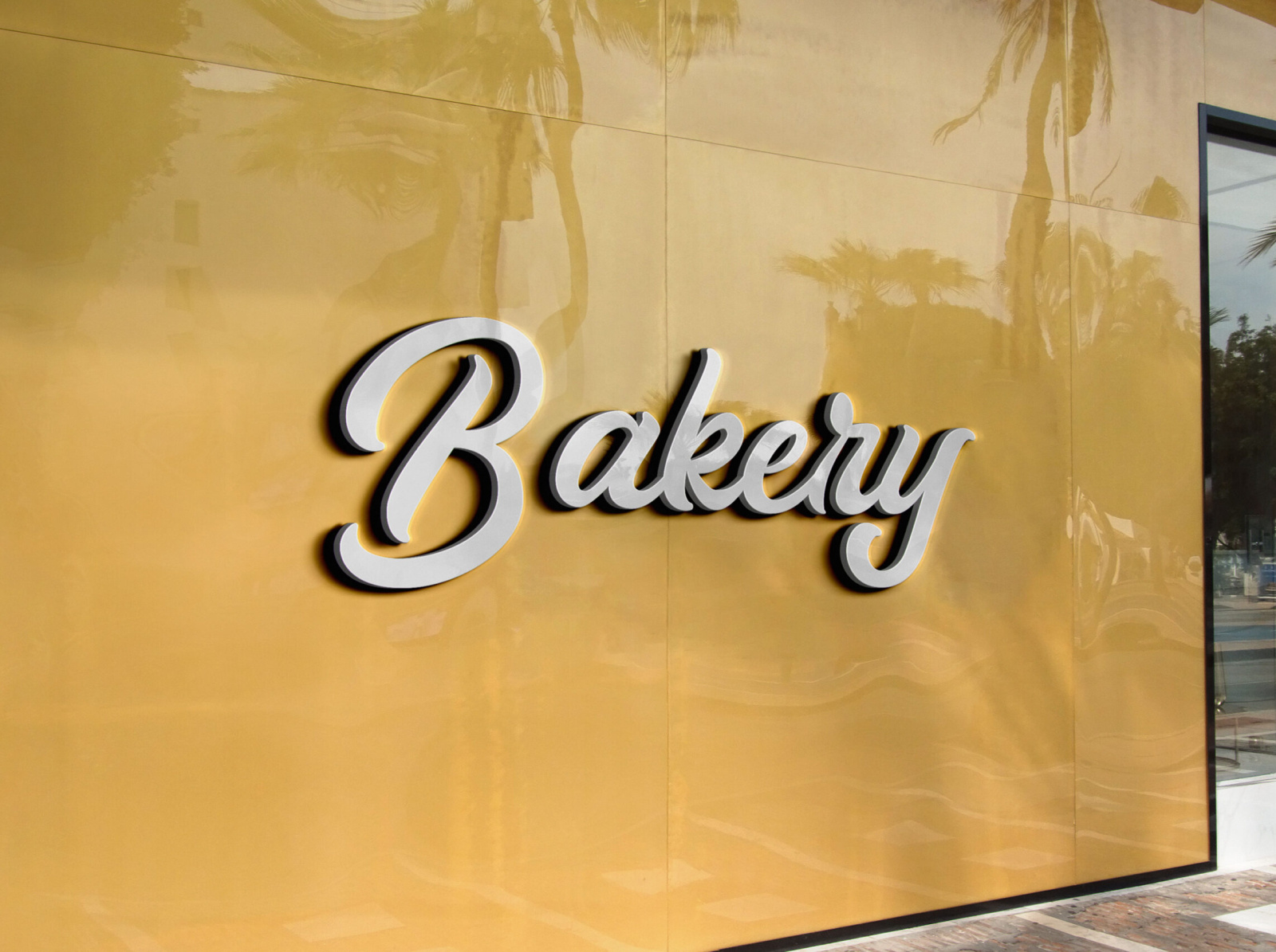 Bakery Shop Signage Mockup by Princy Mary on Dribbble