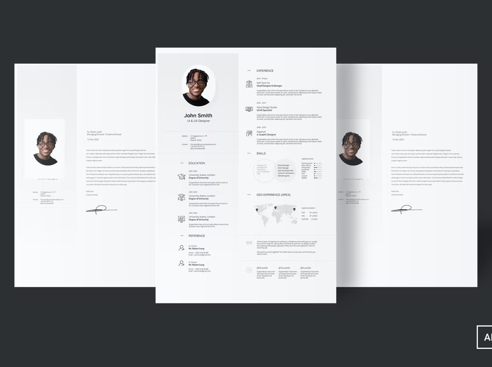Resume CV by Design My CV on Dribbble