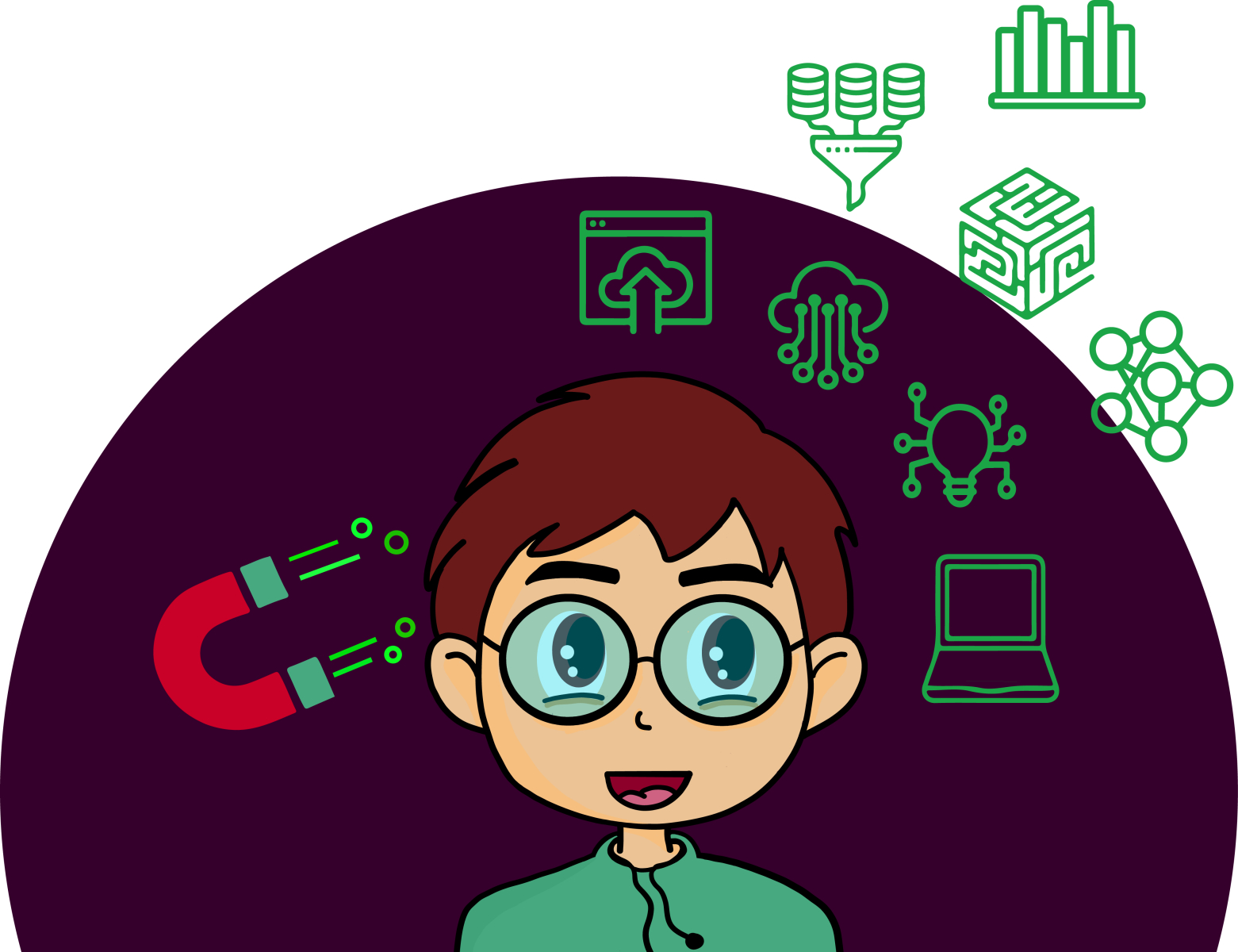 data scientist logo icon by Jessy on Dribbble