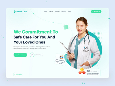 Medical Web and UI Exploration || 2021 by Sourav Deb on Dribbble