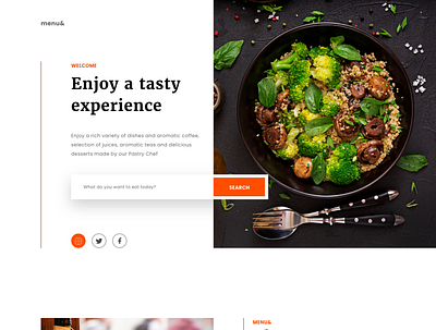 Browse thousands of Flavorful Food Landing Page images for design ...