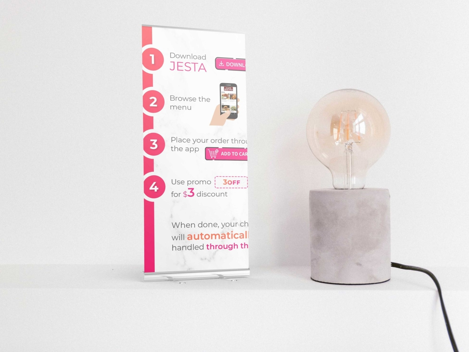 Prime Stand Roll up Banner Mockup by Suhani Patra on Dribbble