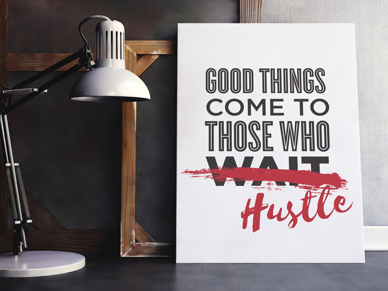 Good Things (poster mockup) by Josh Wilkerson on Dribbble