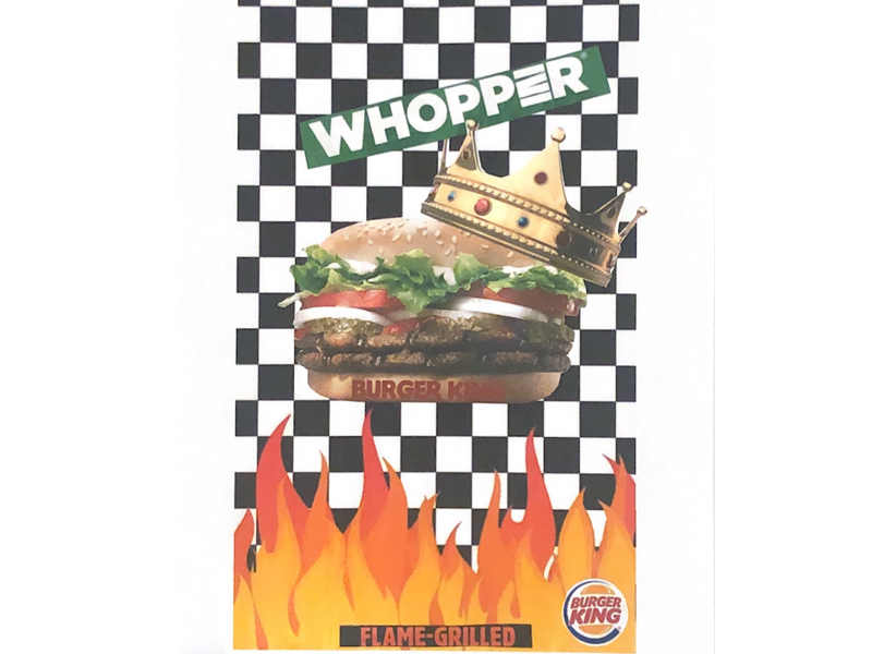 burger king whopper re-creating the advertisement by Deniz on Dribbble