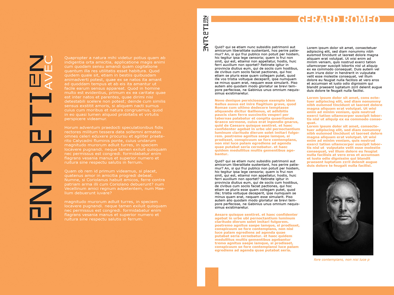 Interview Magazine by Jérémy Averous on Dribbble