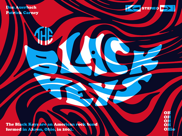 The Black Keys Lips Type by Bryce Reyes on Dribbble