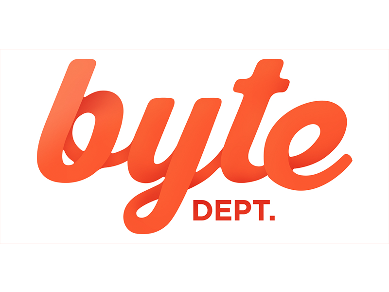 Byte Dept. Inc Script Logo by Roland Dubois on Dribbble