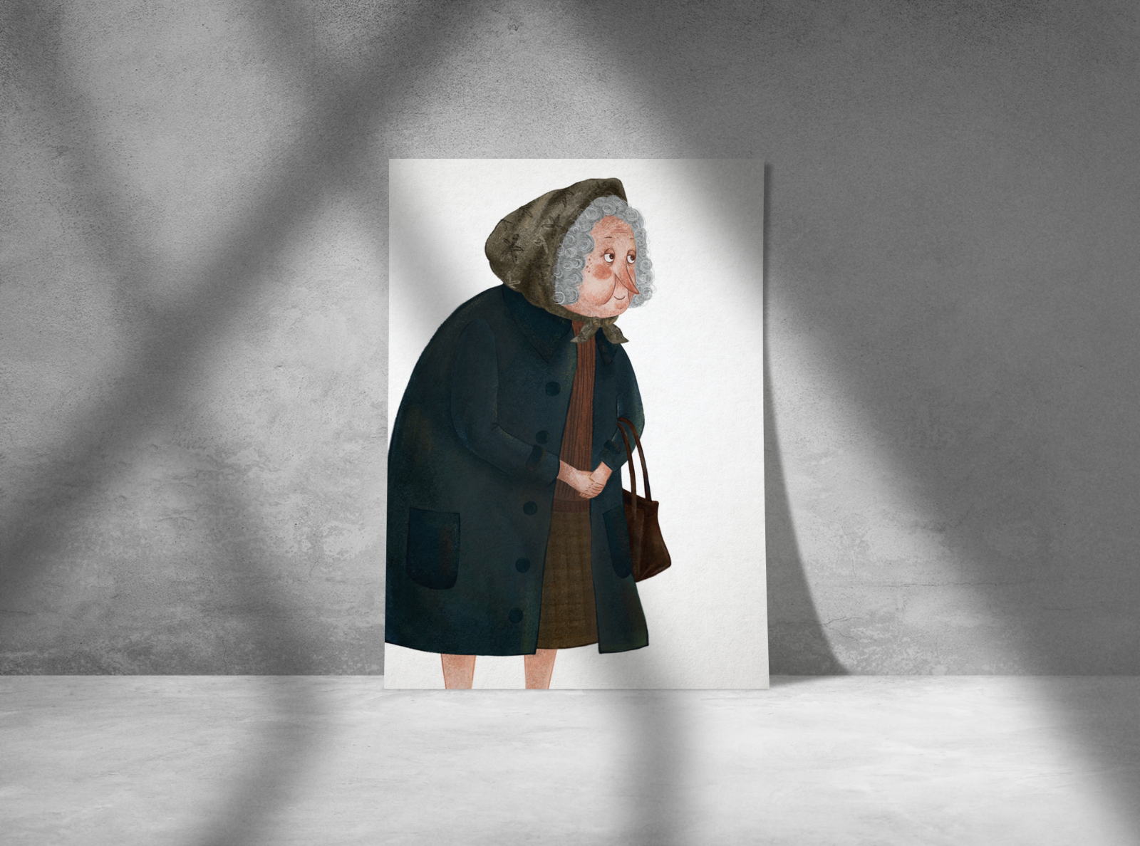 portrait by Mei.w on Dribbble