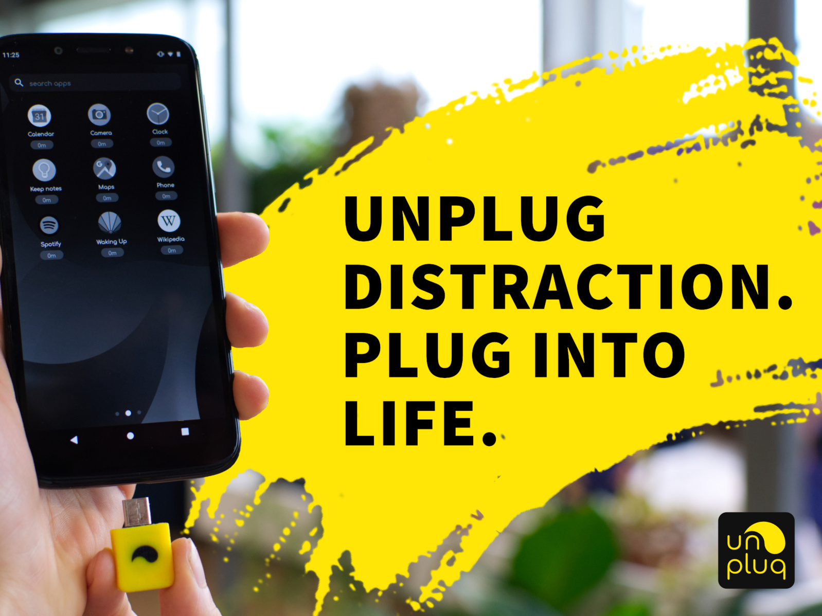 Unpluq launch page by Tim Smits on Dribbble