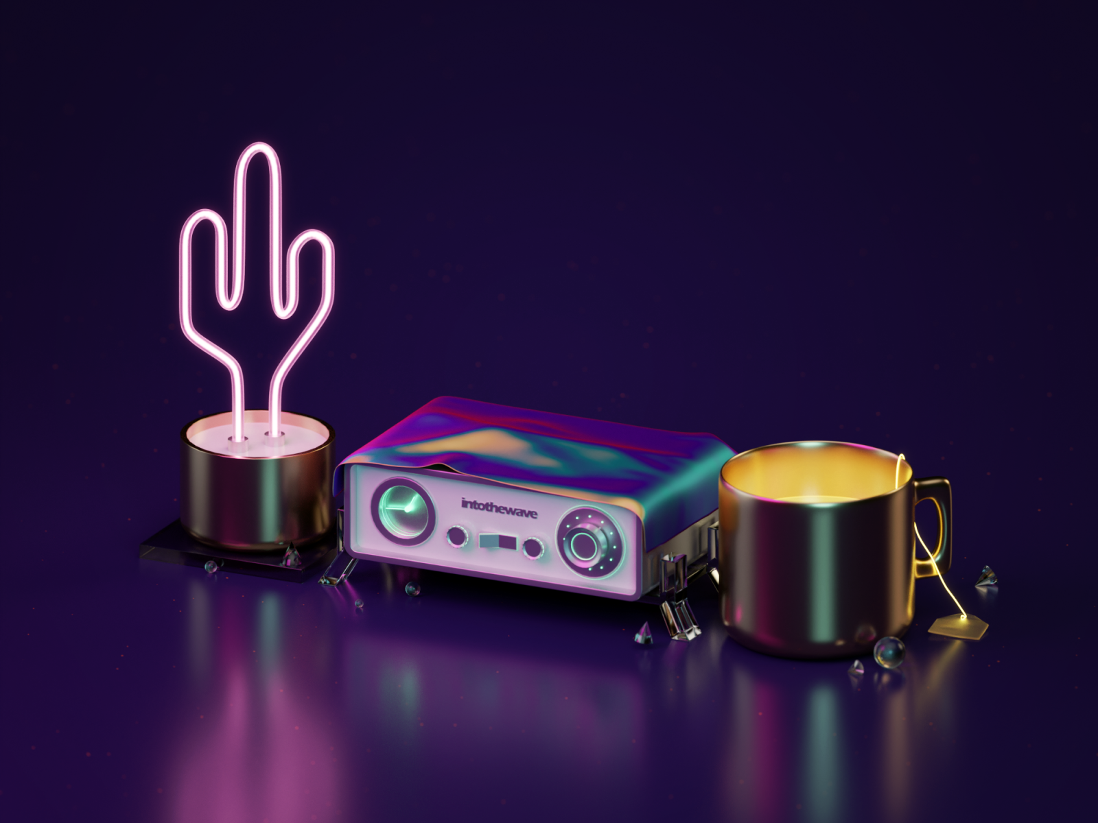 Futuristic Tea by Gianluca Renga on Dribbble