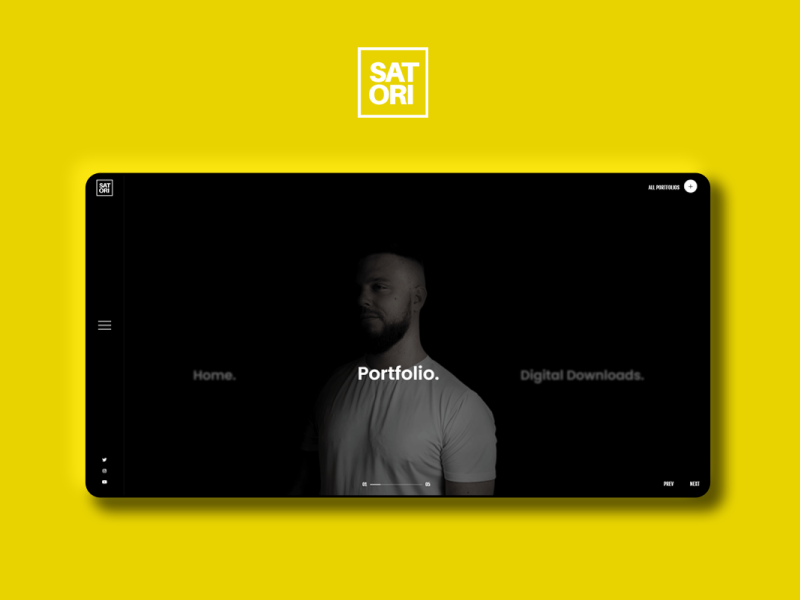 Satori Graphics - YouTuber Portfolio Website Design by Ozodeck on Dribbble