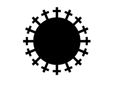 Corona virus logo by Bobojohn - holistic design agency on Dribbble