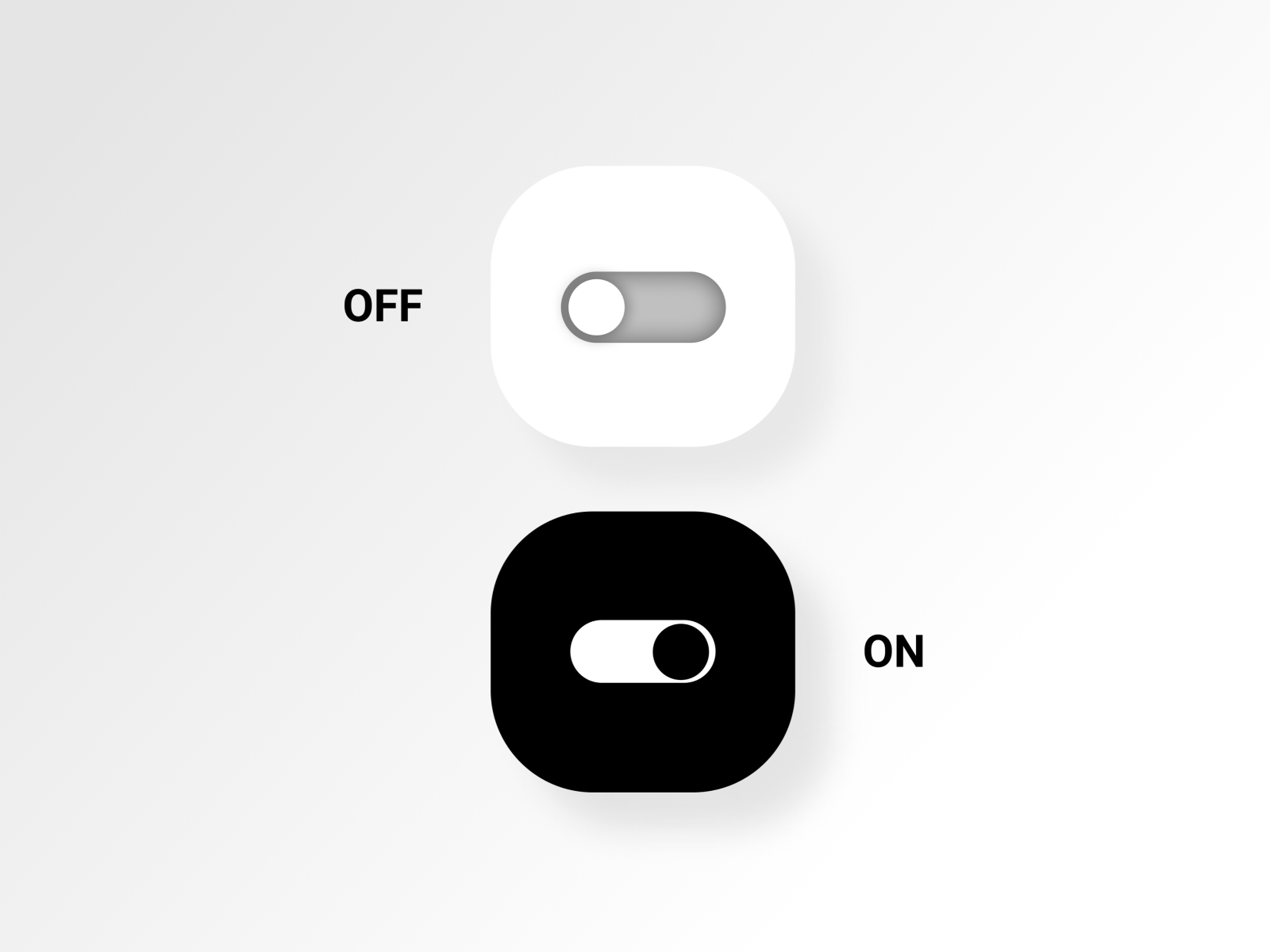 On/Off switch - Daily UI challange by Marton Bene on Dribbble