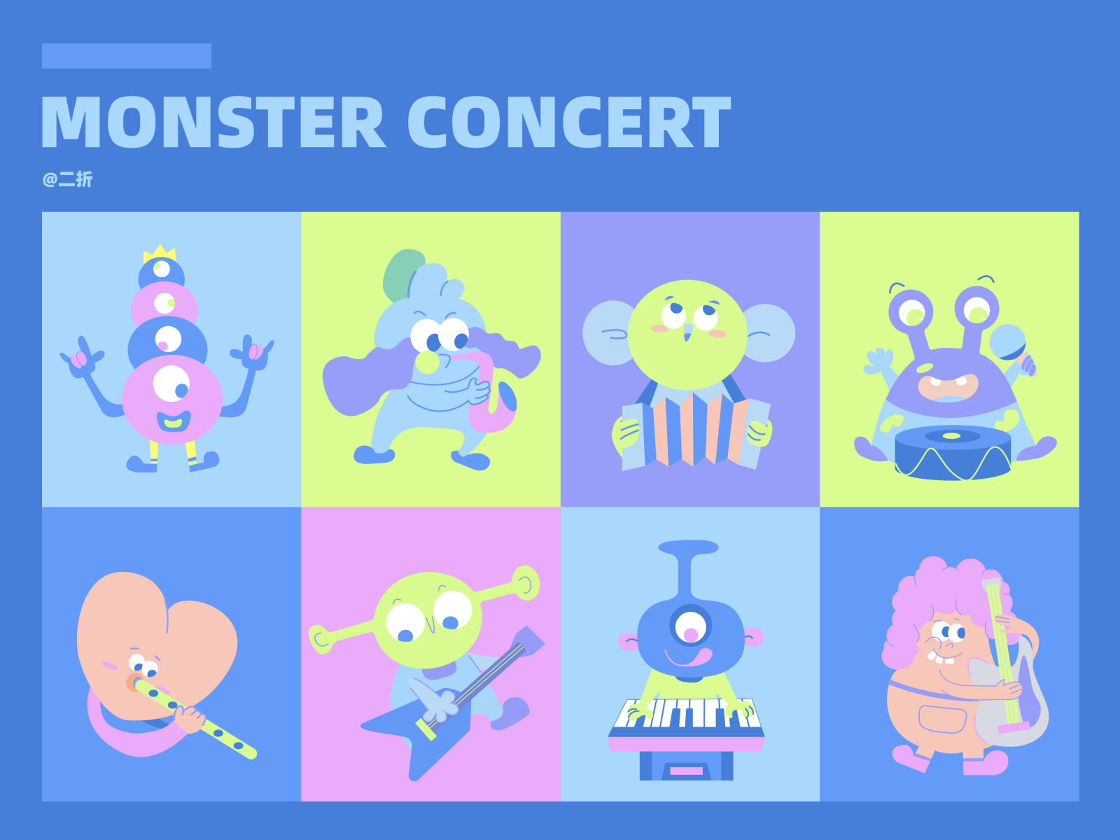 Monster Concert by Er.Z on Dribbble