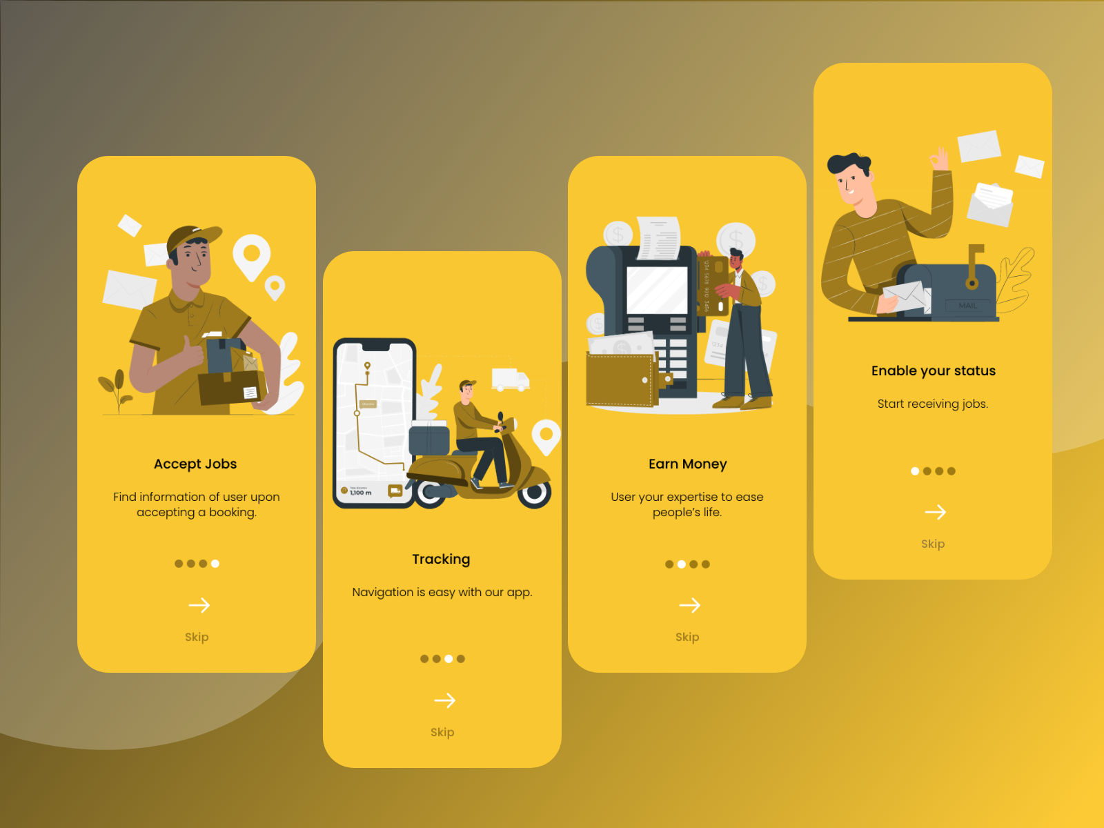 Walkthrough Designs by Segwitz on Dribbble