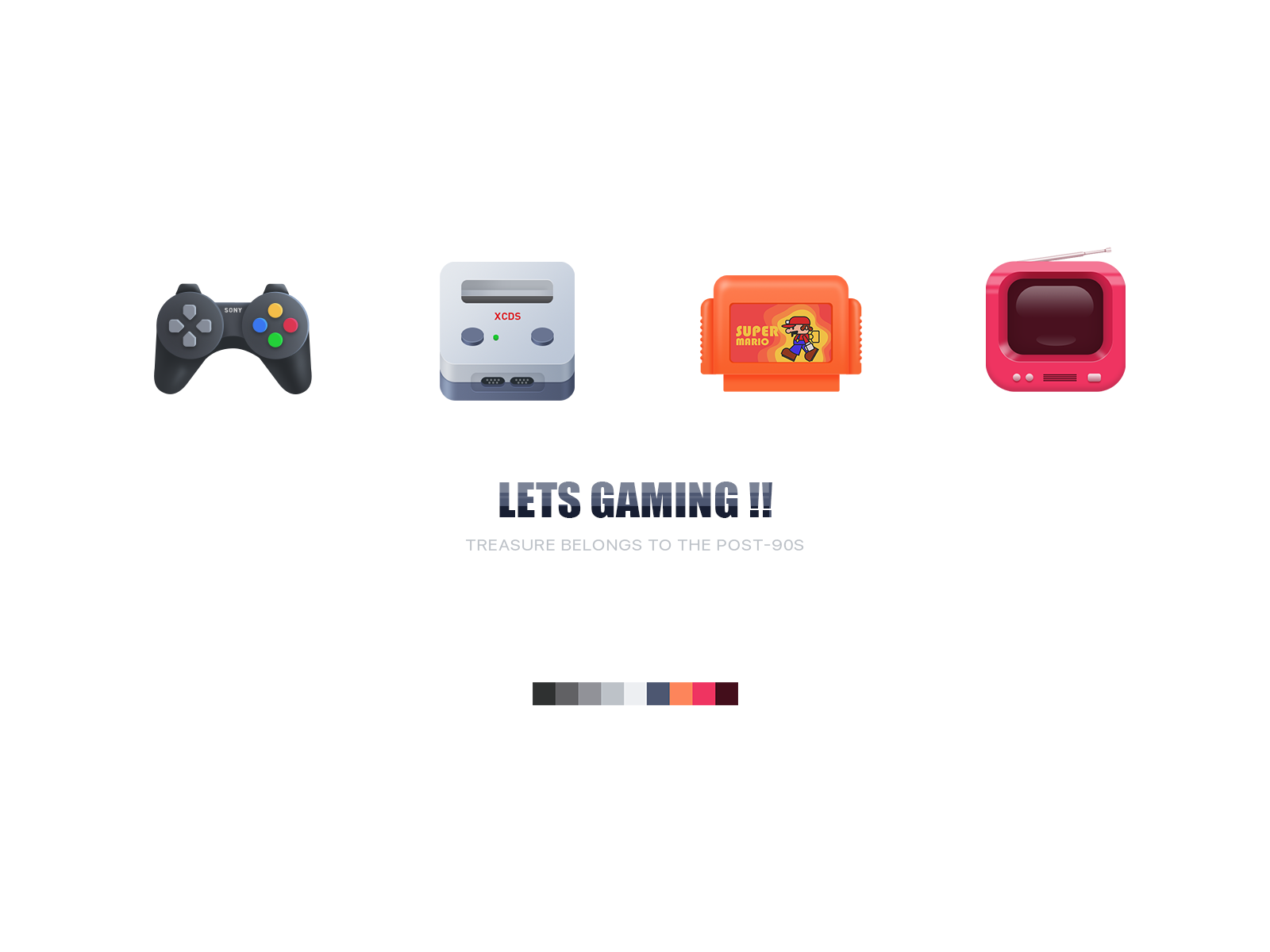 game icons by Xcds on Dribbble
