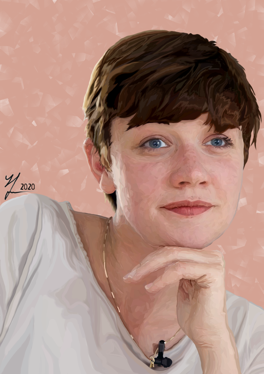 #16 Fanny Louise Bernths Portrait by Saad Ali on Dribbble