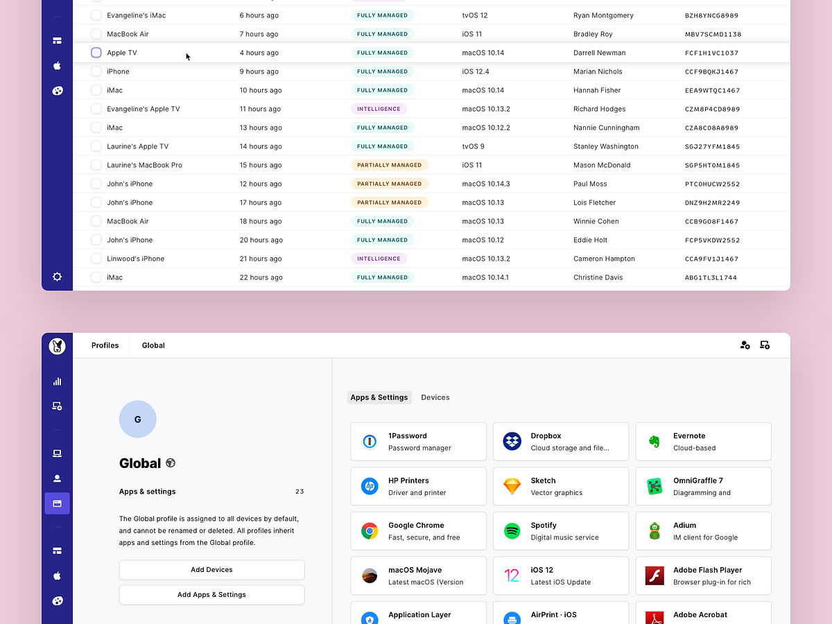 Table UI designs, themes, templates and downloadable graphic elements ...